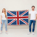 Classic Union Jack UK Flag Throw Blanket | Zazzle