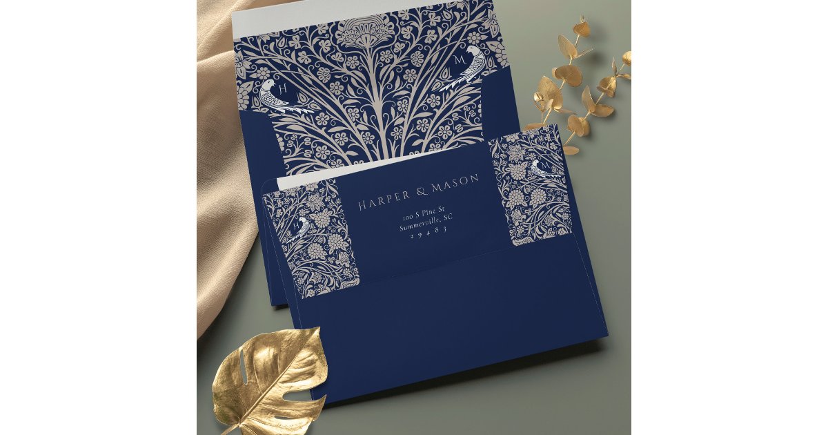 Classic Victorian-Inspired Wedding Envelope | Zazzle