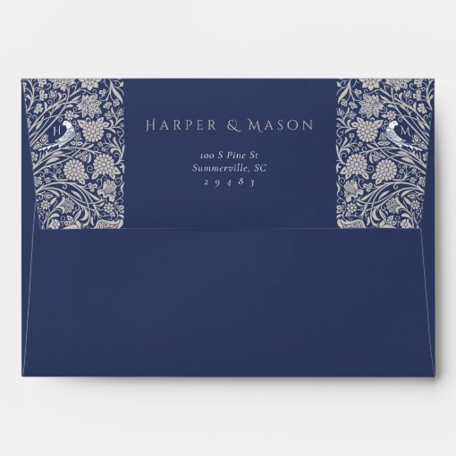 Classic Victorian-Inspired Wedding Envelope | Zazzle