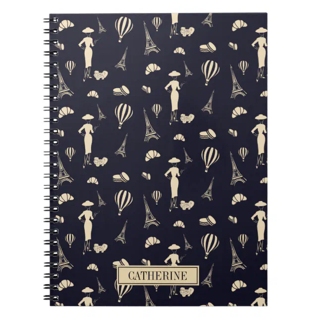 Classic Vintage 50's Fashion Notebook | Zazzle