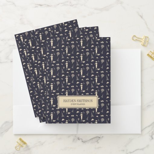Classic Vintage 50's Fashion Pocket Folder | Zazzle
