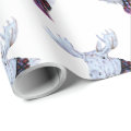 Classic Watercolor Moose Christmas Wrapping Paper | Zazzle