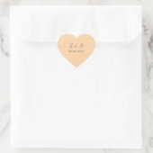 Classic Wedding Heart Sticker | Zazzle