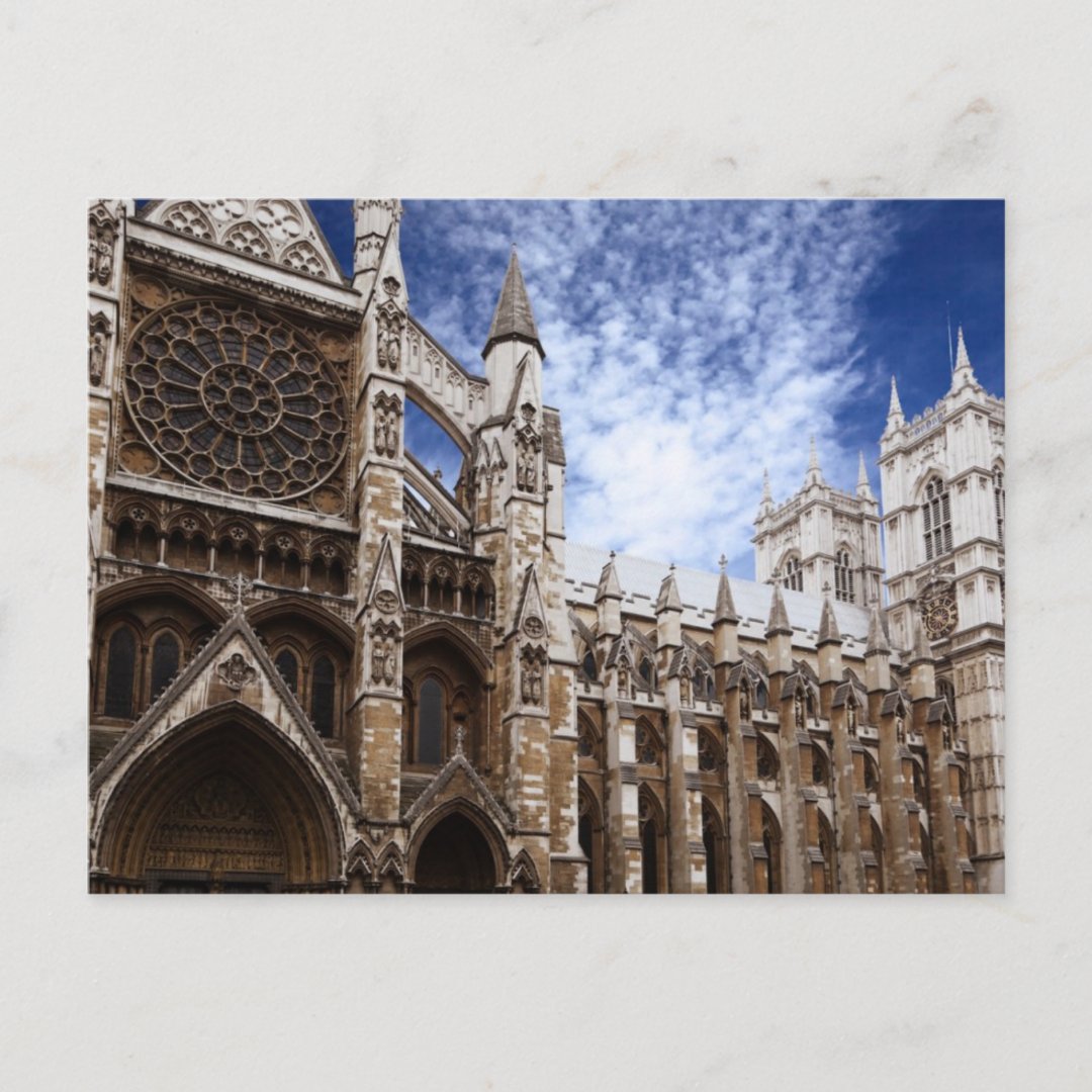 Classic Westminster Abbey photograph London UK Postcard | Zazzle