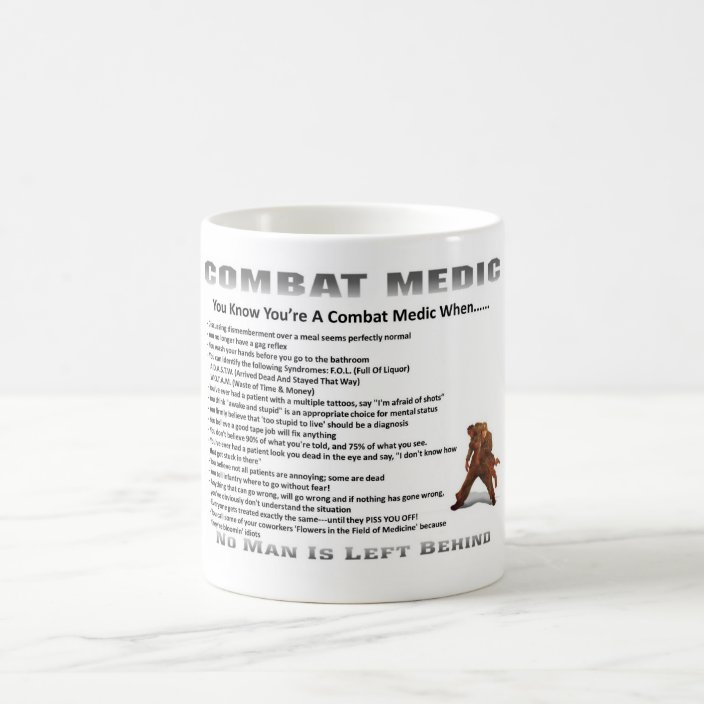 Classic White Coffee Mug Army Combat Medic | Zazzle.com