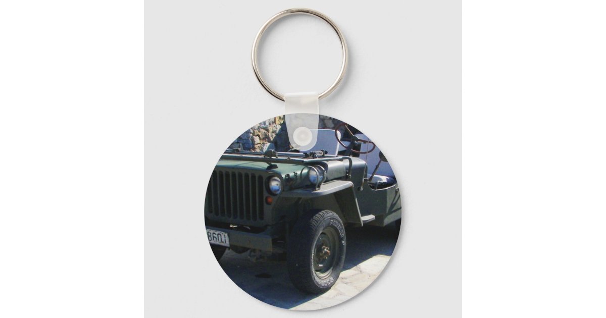 Classic Willy's Jeep. Keychain | Zazzle