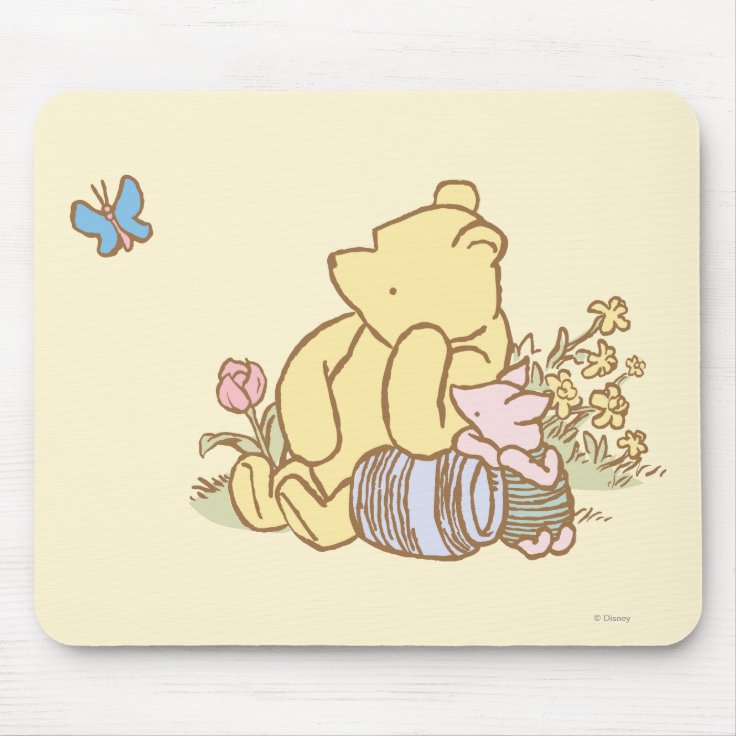 Classic Winnie the Pooh and Piglet 1 Mouse Pad | Zazzle