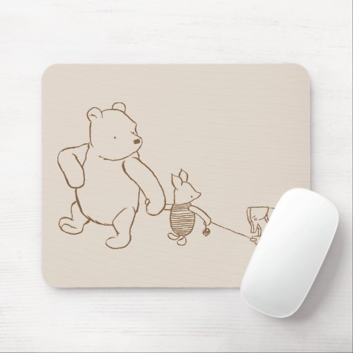 Classic Winnie the Pooh and Piglet 2 Mouse Pad | Zazzle