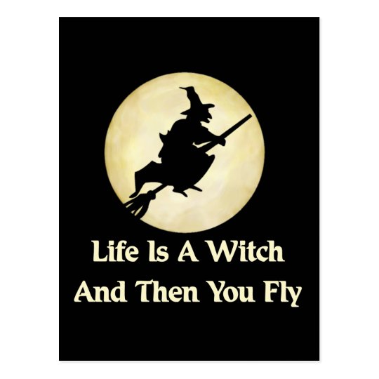 Classic Witch Saying Postcard | Zazzle.com