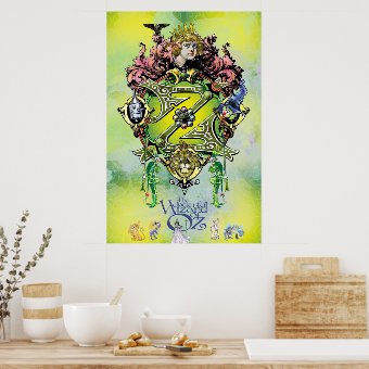 CLASSIC WIZARD OF OZ ROYAL CREST Poster | Zazzle