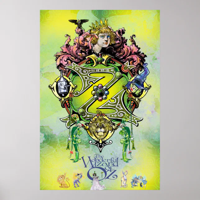 CLASSIC WIZARD OF OZ ROYAL CREST Poster | Zazzle
