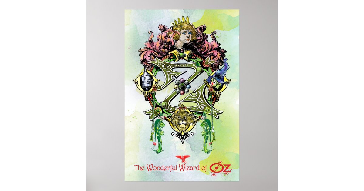 CLASSIC WIZARD OF OZ ROYALTY POSTER | Zazzle
