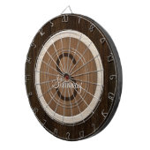 Classic Wood Hue Walnut Baywood Dart Board | Zazzle