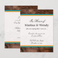 Classic Wood Trim Invitation | Zazzle
