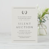 Classic Your Logo Here Business Silent Auction Invitation | Zazzle