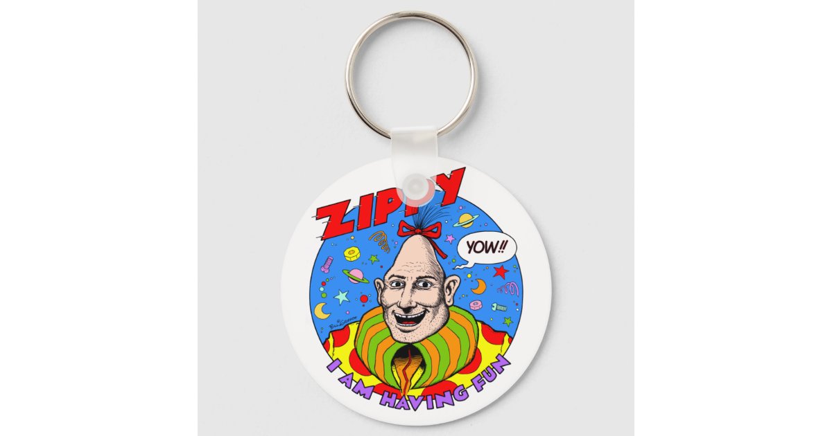 Classic Zippy Key Ring | Zazzle