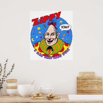 Classic Zippy Poster | Zazzle