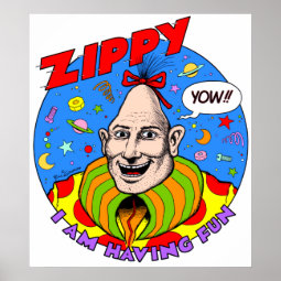 Classic Zippy Poster | Zazzle