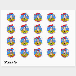 Classic Zippy Sticker | Zazzle