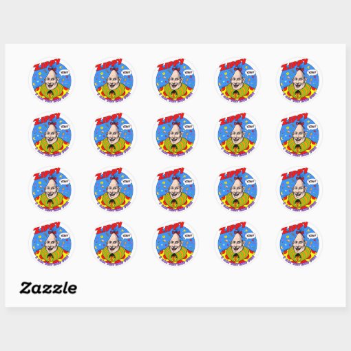 Classic Zippy Sticker | Zazzle