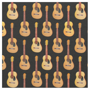 Acoustic Guitars Fabric | Zazzle