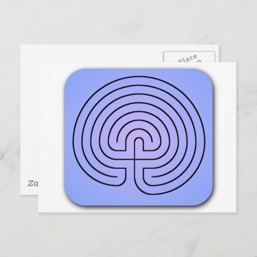 Classical Labyrinth Postcard | Zazzle