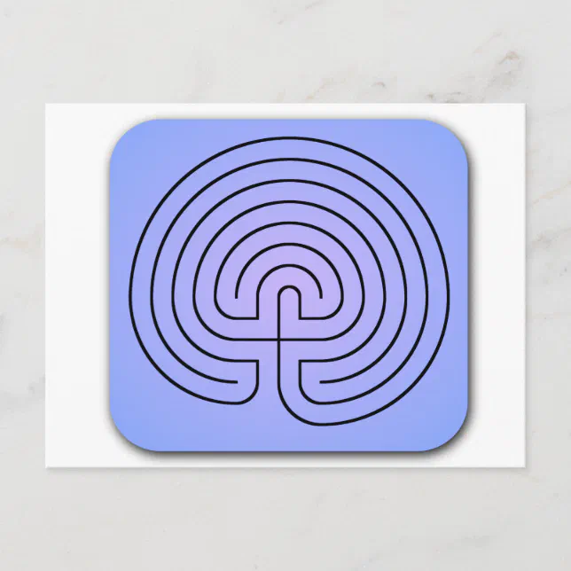 Classical Labyrinth Postcard | Zazzle
