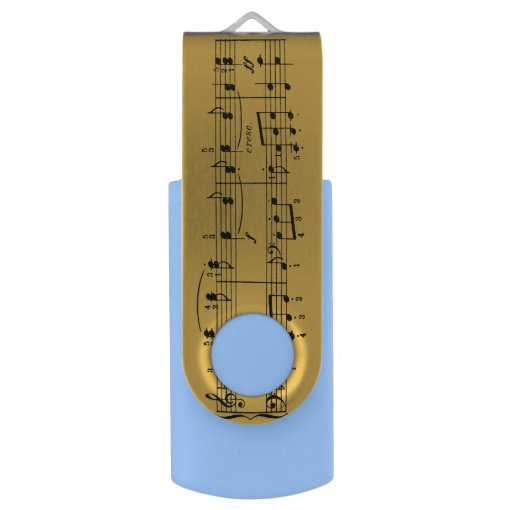 Classical Music Notes USB Flash Drive | Zazzle