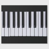 Classical Piano Keys Wrapping Paper | Zazzle