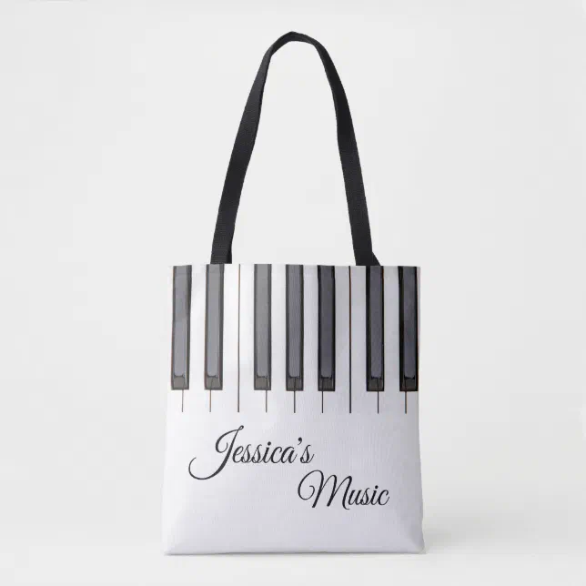 Classical Piano Music Tote Bags for Piano Players | Zazzle