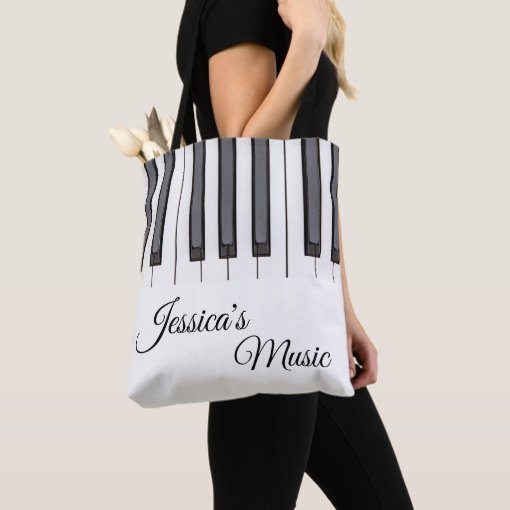 Classical Piano Music Tote Bags for Piano Players | Zazzle