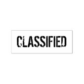 Classified Rubber Stamp | Zazzle