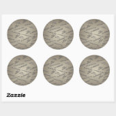 Classified Top Secret Large Round Sticker | Zazzle