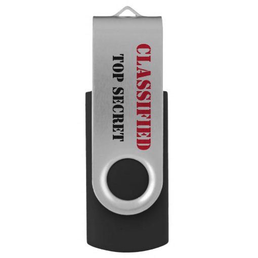 CLASSIFIED TOP SECRET USB FLASH DRIVE | Zazzle