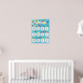 Classroom Birthday Board in Hot Air Balloon Theme Poster | Zazzle