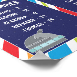 Classroom Birthday Board in Outer Space Theme Poster | Zazzle