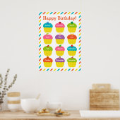 Classroom Birthday Chart Poster | Zazzle