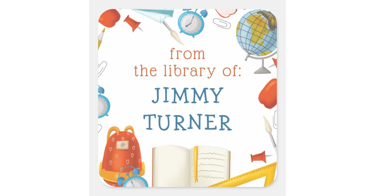 Classroom Bookplate | Zazzle