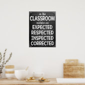 Classroom Expectations Poster | Zazzle