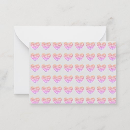 Classroom Happy Valentine’s Day Love Note Card | Zazzle