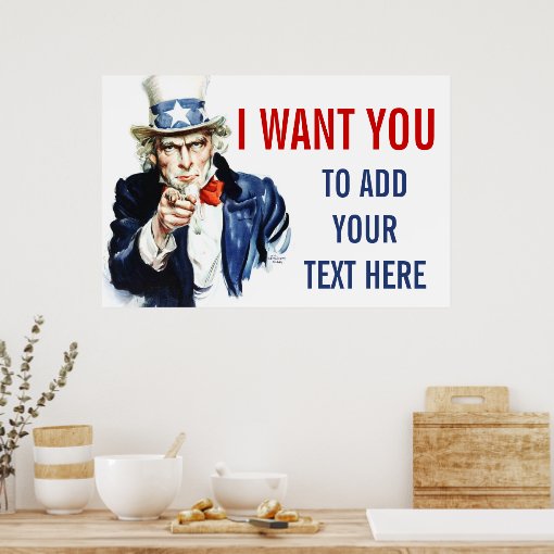 Classroom Poster: Add Your Text Here Poster | Zazzle