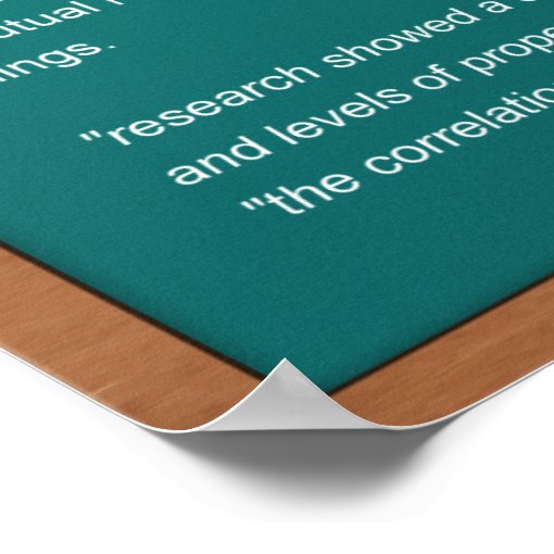 Classroom Poster: Causation vs Correlation Poster | Zazzle