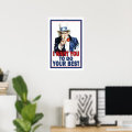 Classroom Poster: I Want You to DO YOUR BEST Poster | Zazzle