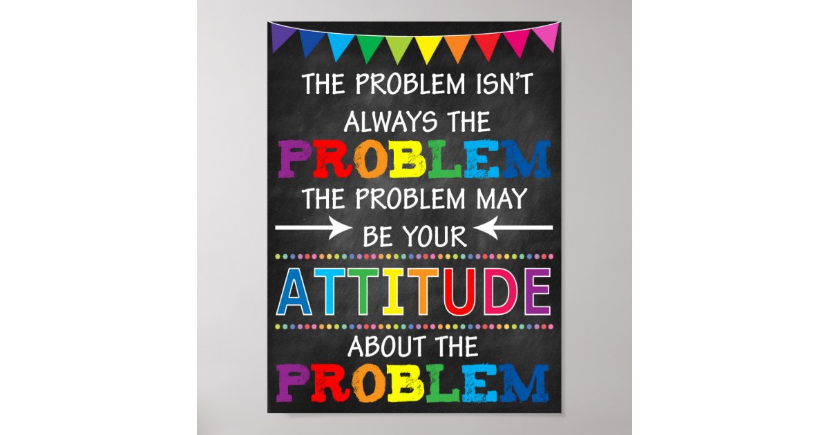 Classroom Problem Poster | Zazzle