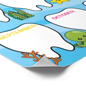 Classroom Tooth Tally Chart in Under The Sea Theme | Zazzle
