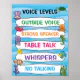 Classroom Voice Level Chart in Under The Sea Theme | Zazzle