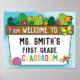 Classroom Welcome Sign in Our Garden Theme | Zazzle
