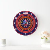 Classy Americana Wall Clock | Zazzle