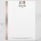 Classy Brushed Rose Gold Professional Business Letterhead | Zazzle