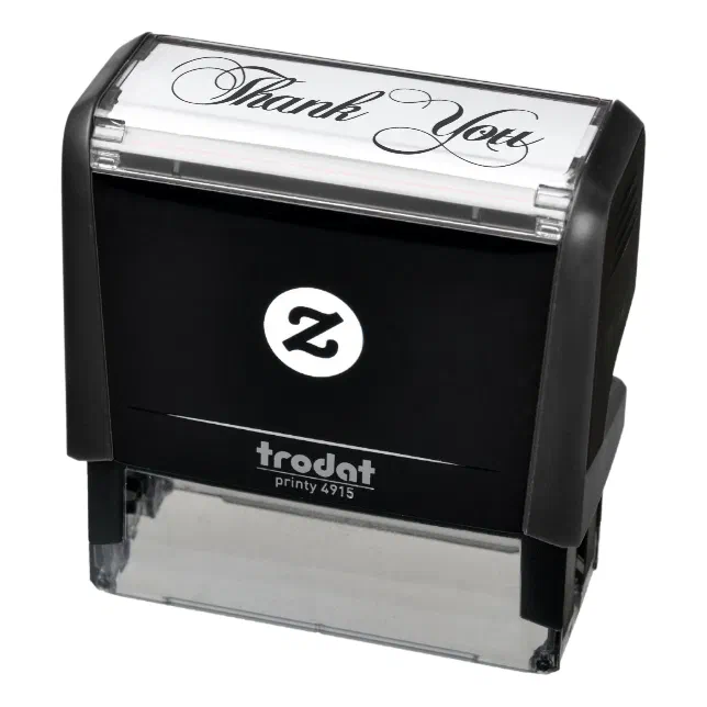 Classy Business Professional Thank You Self-inking Stamp | Zazzle